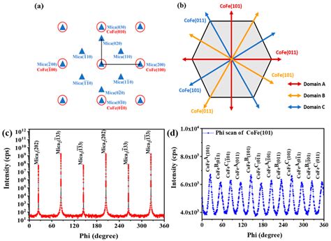 Schematic Diagram Of A Reciprocal Lattice Of Mica001 And Cofe001
