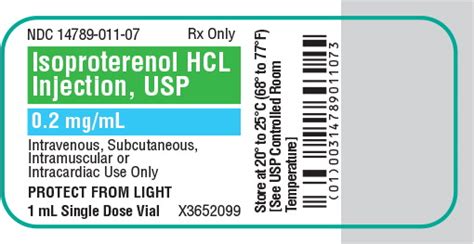 Isoproterenol Hydrochloride Injection Solution