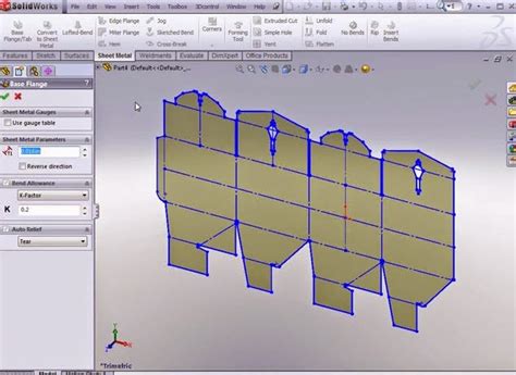 How To Create Folded Box In Solidworks Sheet Metal SolidWorks Share