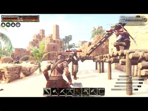 Conan Exiles Ville De Pnj Mine D Argent Et Exploration No