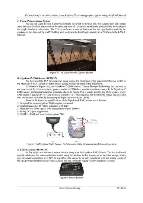 Estimation Of Arm Joint Angles From Surface Electromyography Signals Using Artificial Neural
