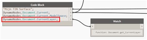 Current Layer Designscript Civil3d Dynamo