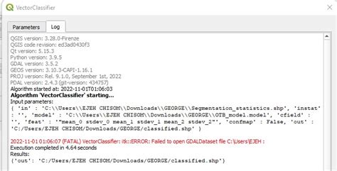 Vector Classifier Error Otb Usage Orfeo Toolbox Forum