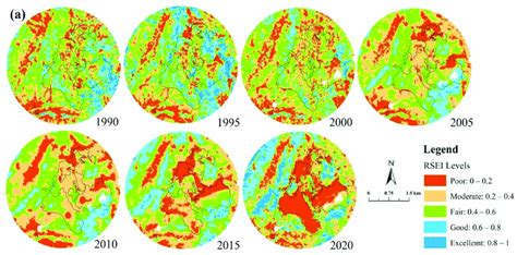 Figure A1 Spatial Distribution Of Rsei And Hotspots And Coldspots In