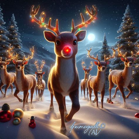 La Storia Di Rudolph La Renna Di Babbo Natale