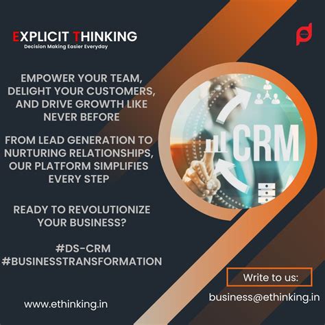 Explicit Thinking On Linkedin Businesstransformation Crm Innovation Ds