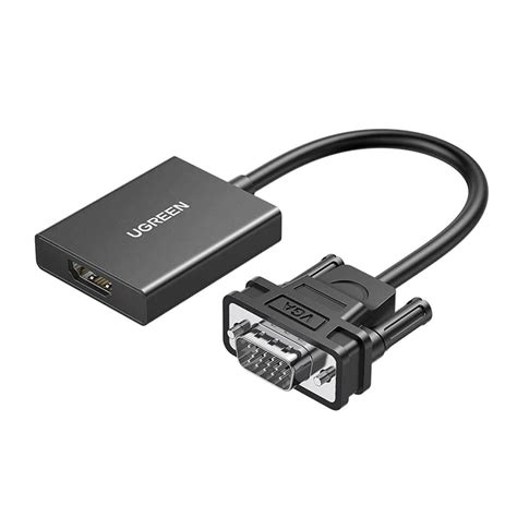 Ugreen 1080p 60fps Vga Male To Hdmi Video Converter Adapter Cable With