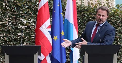 Press Conference Today Between Uk Pm Boris Johnson And Luxembourg Pm Xavier Bettel Sums Up The