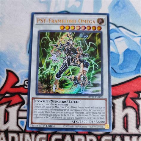 Jual Yugioh Psy Framelord Omega Ra02 Ultra Rare Original Shopee Indonesia