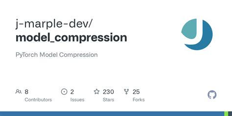 Github J Marple Devmodelcompression Pytorch Model Compression