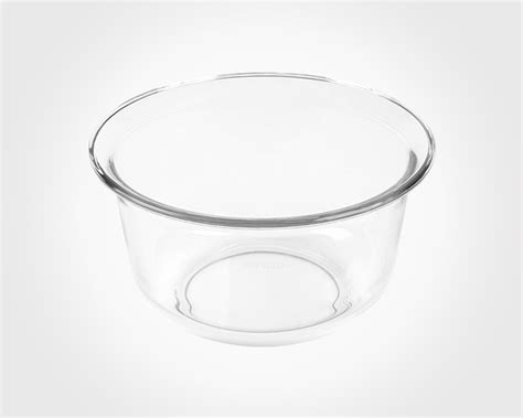 کاسه گرد شیشه ای 3 لیتر