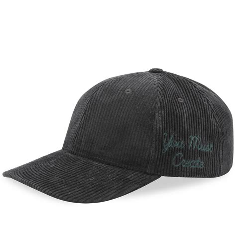Ymc Embroidered Cap Black End Us