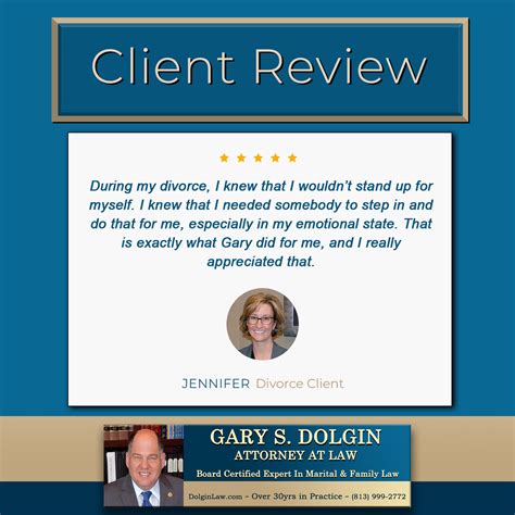 Best Divorce Lawyer In Tampa Receives Great Client Review