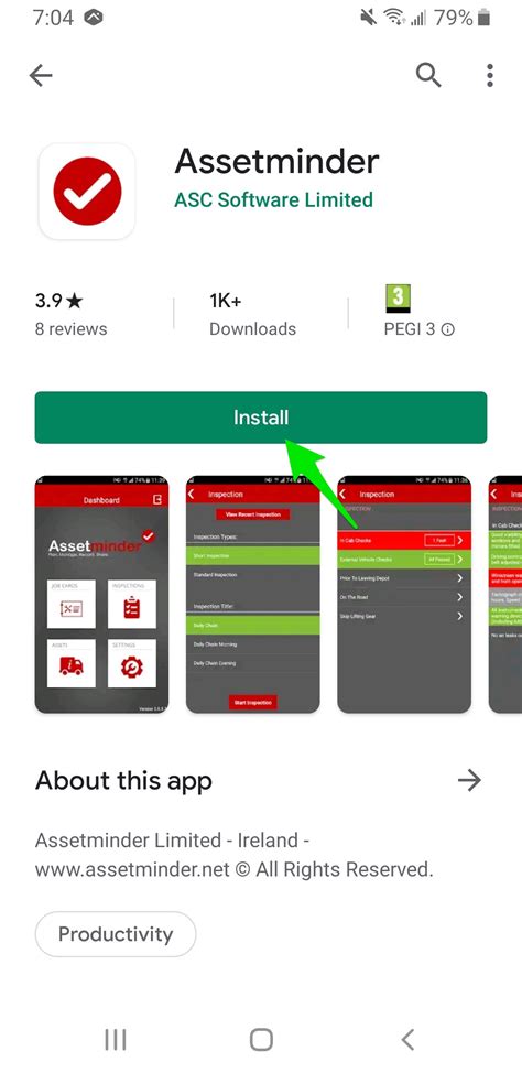 Install Mobile App On Android Assetminder
