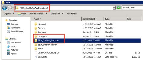 Appdata Folder Missing