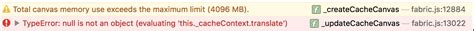 Canvas Memory Exceeds 4096 Mb Even When Using Canvasclear · Issue 5198 · Fabricjsfabricjs