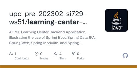 Github Upc Pre 202302 Si729 Ws51learning Center Platform Acme Learning Center Backend