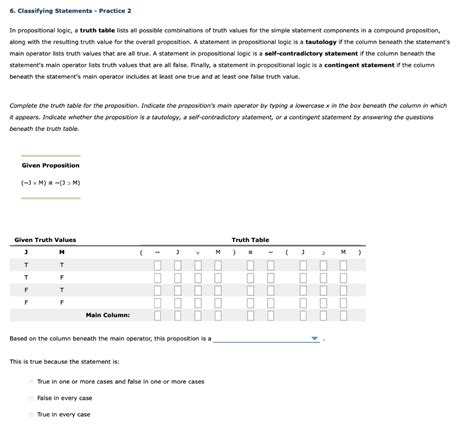 solved 6 classifying statements practice 2 in