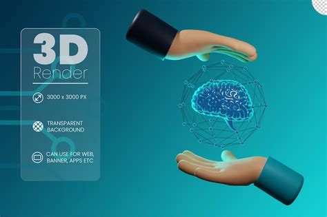 Premium Psd Artificial Intelligence 3d Illustration