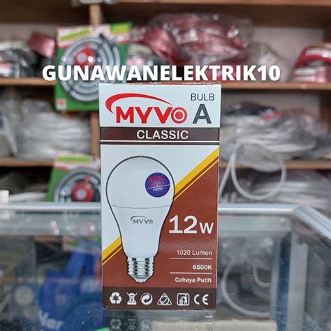 Jual Lampu Led Myvo Classic W Lampu Myvo Watt Bergaransi Tahun Shopee Indonesia