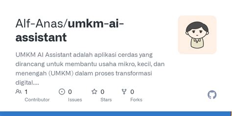 Github Alf Anasumkm Ai Assistant Umkm Ai Assistant Adalah Aplikasi