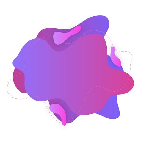 Premium Vector Abstract Liquify Fluid Shape Gradient Color Background