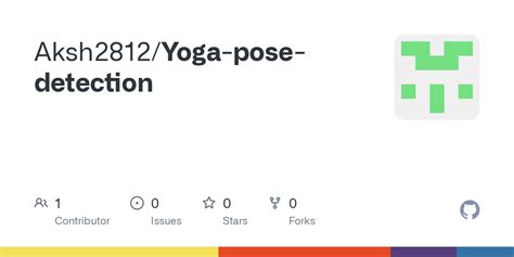 Github Aksh2812 Yoga Pose Detection