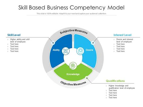 Skill Based Business Competency Model Presentation Graphics