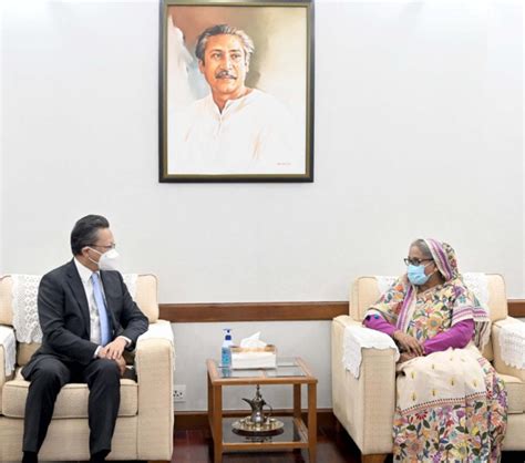 李极明大使辞行拜会孟加拉国总理哈西娜