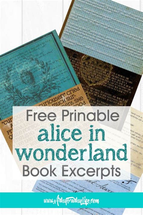 Alice In Wonderland Free Background Papers · Artsy Fartsy Life