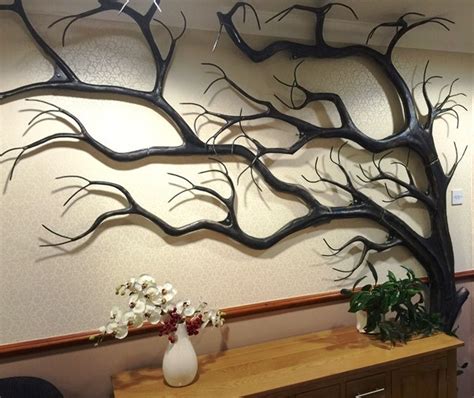 Tree Decorated The Wall D Model Vector Files