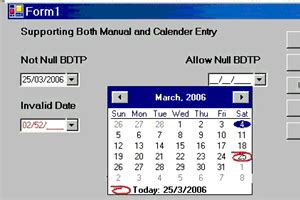 A Date Control Better Than DateTimePicker CodeProject