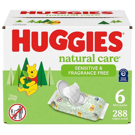 Huggies Natural Care Fragrance Free Wipes Refill Huggies Natural Care