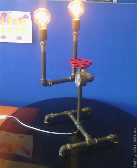 Светильник в стиле лофт из водопроводных труб в интернет-магазине на ...