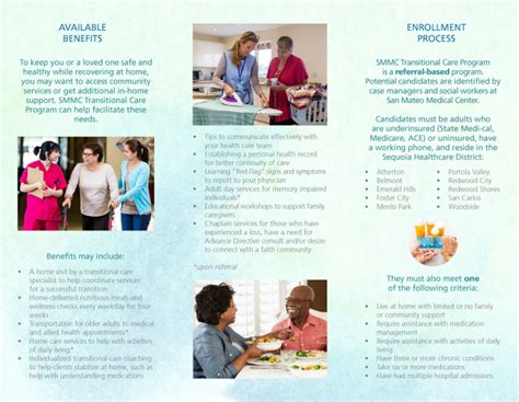 Transitional Care Brochure By Kate Johnson At
