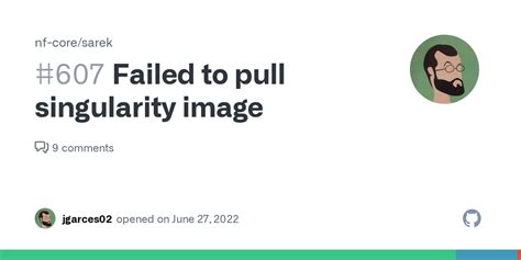 Failed To Pull Singularity Image Issue 607 Nf Core Sarek GitHub
