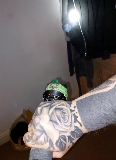 Mankerlight Striker Style Bezel On The Acebeam L19 In Cool White With A