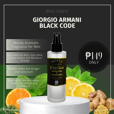 Black Code Perfume Oilbased Ml Perfume For Men Lazada PH