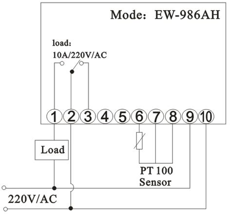 Heating Element Temperature Controller With High Temperature Sensors Thermocouple Pt100 Ew 986a