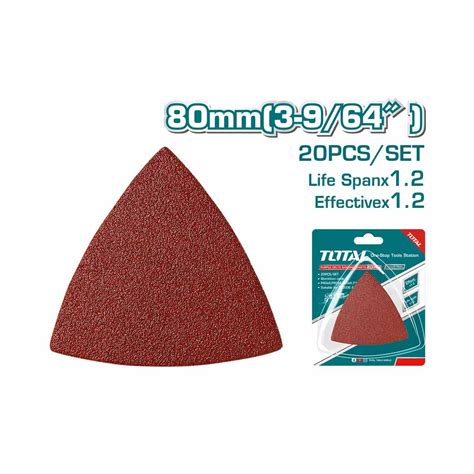 20pcs طقم ورق حف مثلث احمر Chaaban Tools