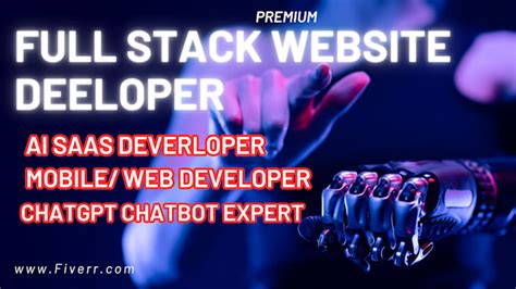 Full Stack Web Developer Ai Agent Chatgpt Software Ai Saas App Web Application By Gilbertrida