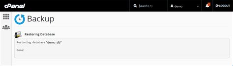 How To Backup And Restore Mysql Database In Cpanel Servercake Servercake