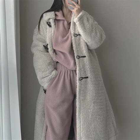 폭닥폭닥🐻 양털 덤블 뽀글이 플리스 조거 시보리 밴딩 팬츠 트레이닝 크리스마스 겨울 연말룩