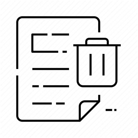 Delete Document Icon Download On Iconfinder On Iconfinder
