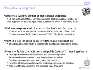 Introduction To WebSphere Message Broker PPT Cloud Computing Internet