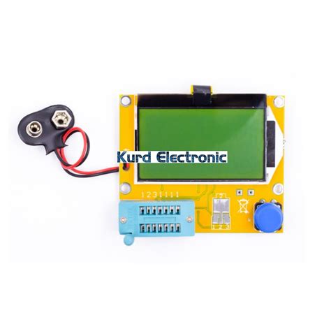 Battery Button Transistor Tester Lcr T4 Graphical Resistor Capacitor Esr Transistor Tester