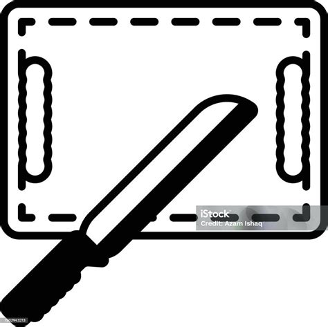 도마와 날카로운 칼 개념 블레이드 벡터 아이콘 디자인이 있는 플라스틱 도마 장인 제빵사 기호 요리 마에스트로 사인 음식 감정가