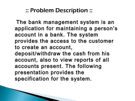 Bank Management System With Java Ppt Programming Languages Computing