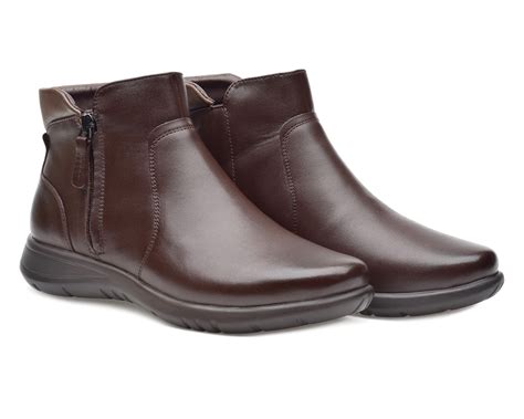 Botas Confort Sensipie De Piel Para Mujer