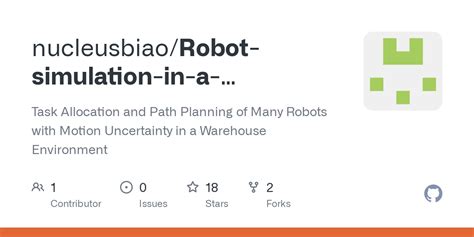 Github Nucleusbiao Robot Simulation In A Warehouse Environment Task Allocation And Path